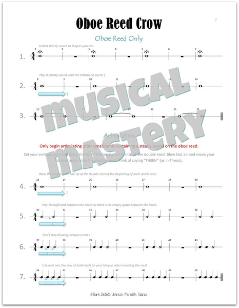 Musical Mastery for Band Oboe Book 1 – MRNS Music