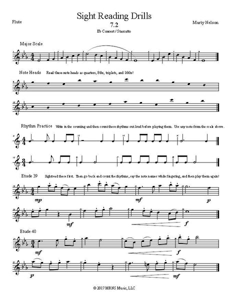 Sight-Reading Drills for Band – MRNS Music