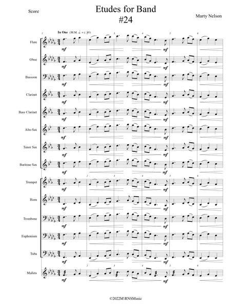 Etudes for Band - Flute Book 24 Progressive Etudes – MRNS Music